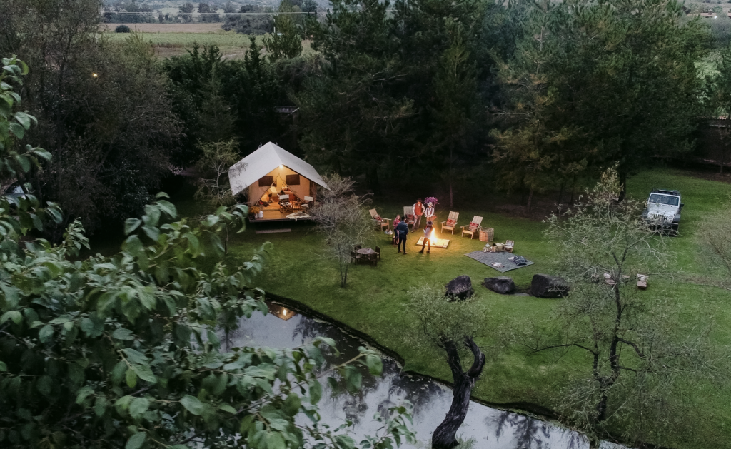 Glamping in Austin - Float On Boat Rentals